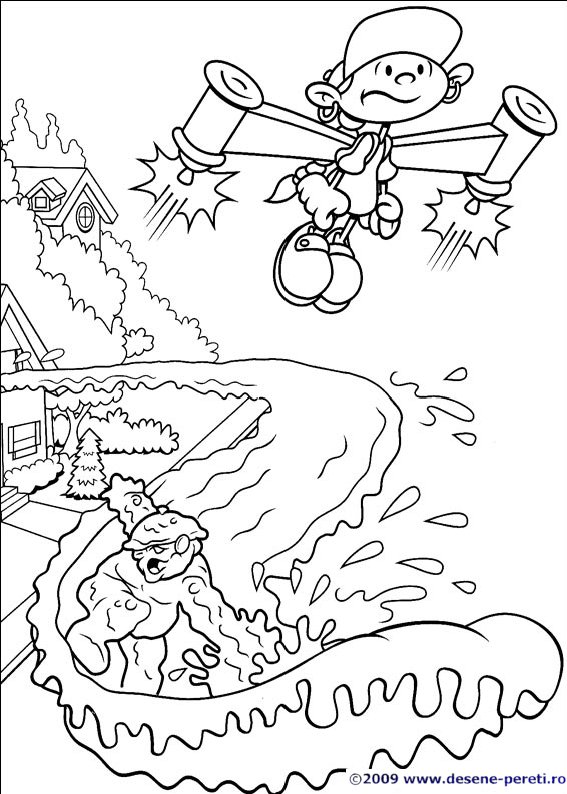 Codename Kids Next Door - PLANSE DE COLORAT