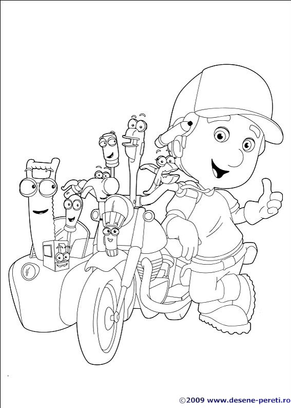 Handy Manny - PLANSE DE COLORAT