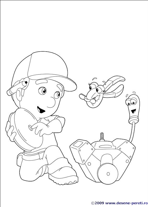 Handy Manny - PLANSE DE COLORAT