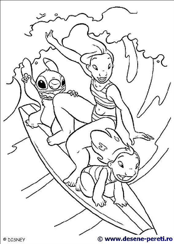 Lilo and Stitch - PLANSE DE COLORAT