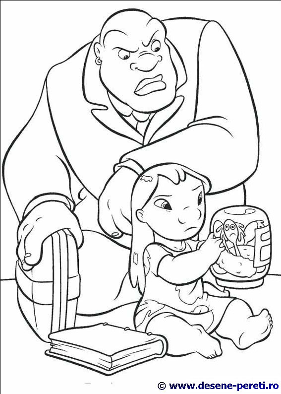 Lilo and Stitch - PLANSE DE COLORAT