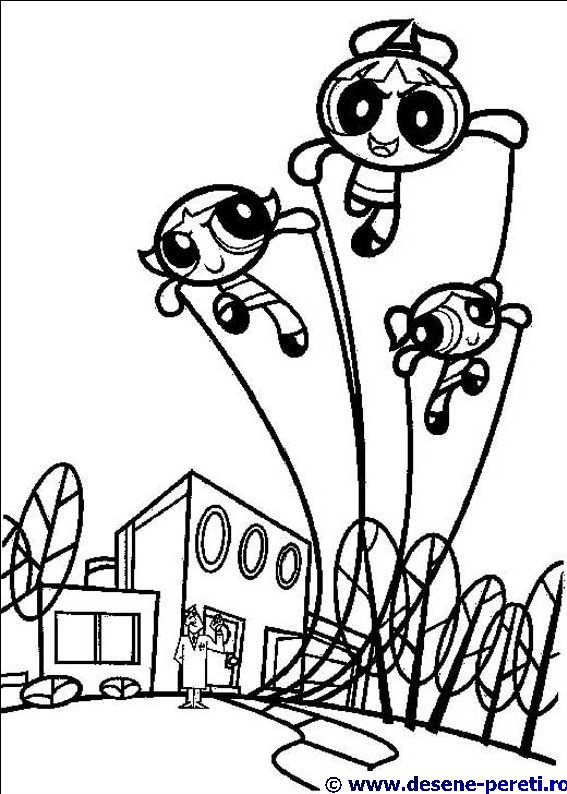 Powerpuff Girls - PLANSE DE COLORAT