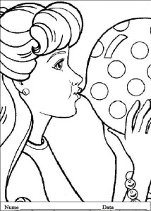 Barbie – Planse de colorat si educative