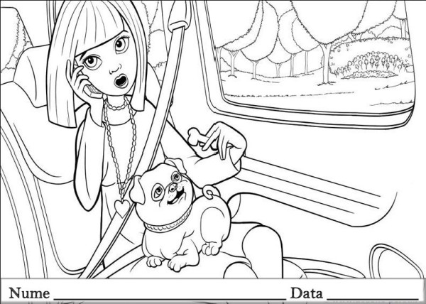 Barbie - Planse de colorat si educative