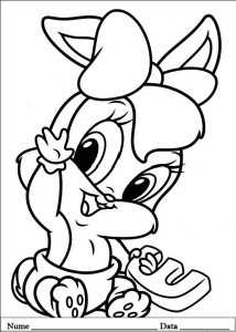 Bebelusii desenelor - Planse de colorat si educative