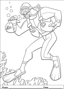 Finding Nemo - Planse de colorat si educative