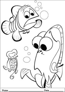 FINDING NEMO (35) - Planse de colorat si educative