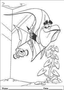 Finding Nemo - Planse de colorat si educative