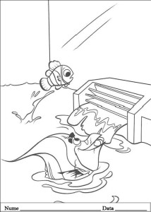 Finding Nemo - Planse de colorat si educative