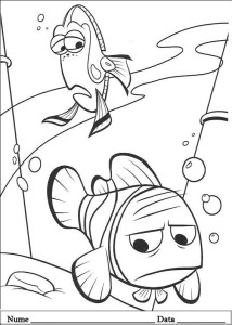 FINDING NEMO (62) - Planse de colorat si educative