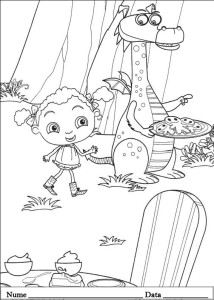 Franny - Planse de colorat si educative