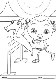 Franny - Planse de colorat si educative