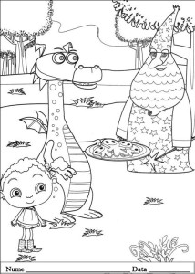 Franny - Planse de colorat si educative