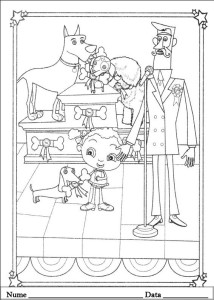 Franny - Planse de colorat si educative