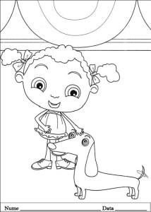 Franny - Planse de colorat si educative