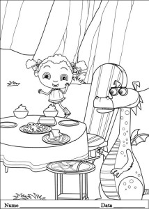 Franny - Planse de colorat si educative