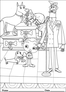 Franny - Planse de colorat si educative