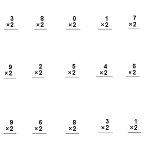INMULTIRI (3) - Planse de colorat si educative