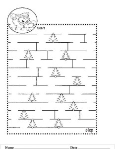 Labirint - Planse de colorat si educative