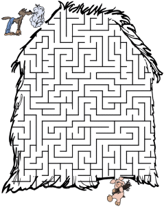 LABIRINT (42) - Planse de colorat si educative