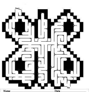 Labirint - Planse de colorat si educative