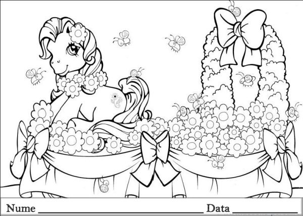 My little pony - Planse de colorat si educative