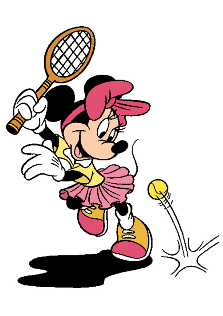 Minnie - Planse de colorat si educative