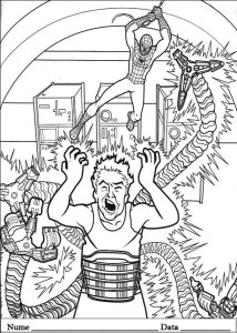 Spiderman - Planse de colorat si educative