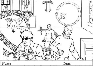 Spiderman - Planse de colorat si educative