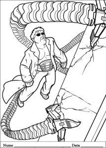 Spiderman - Planse de colorat si educative