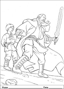 Star wars - Planse de colorat si educative