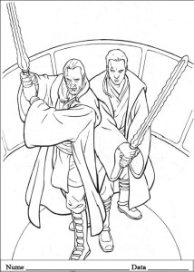 Star wars - Planse de colorat si educative