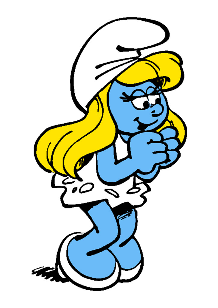 Strumfii - Planse de colorat si educative