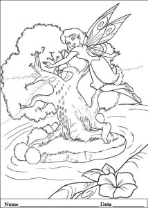 TInkerbell - Planse de colorat si educative