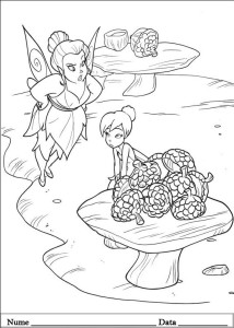 TInkerbell - Planse de colorat si educative