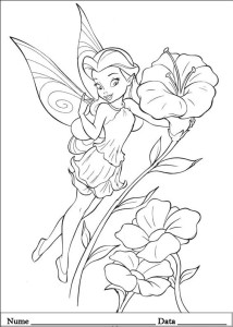 TINKERBELL (23) - Planse de colorat si educative