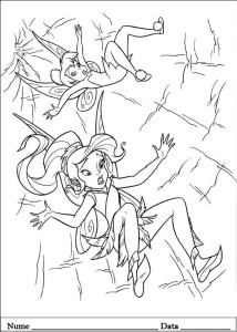 TInkerbell - Planse de colorat si educative