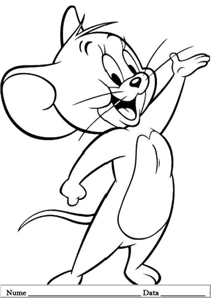 Tom & Jerry - Planse de colorat si educative