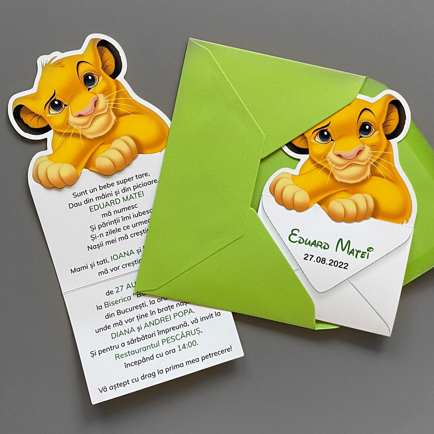 invitatii-botez-deosebite-simba-the-lion-king - Planse de colorat si ...