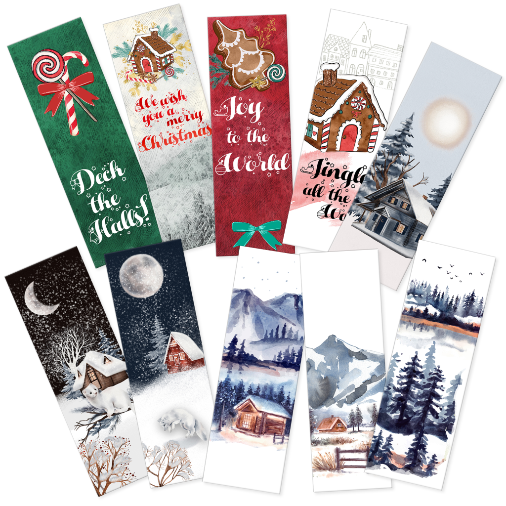 Set 10 semne de carte simple - Craciun - SSC-02 - Planse de colorat si ...