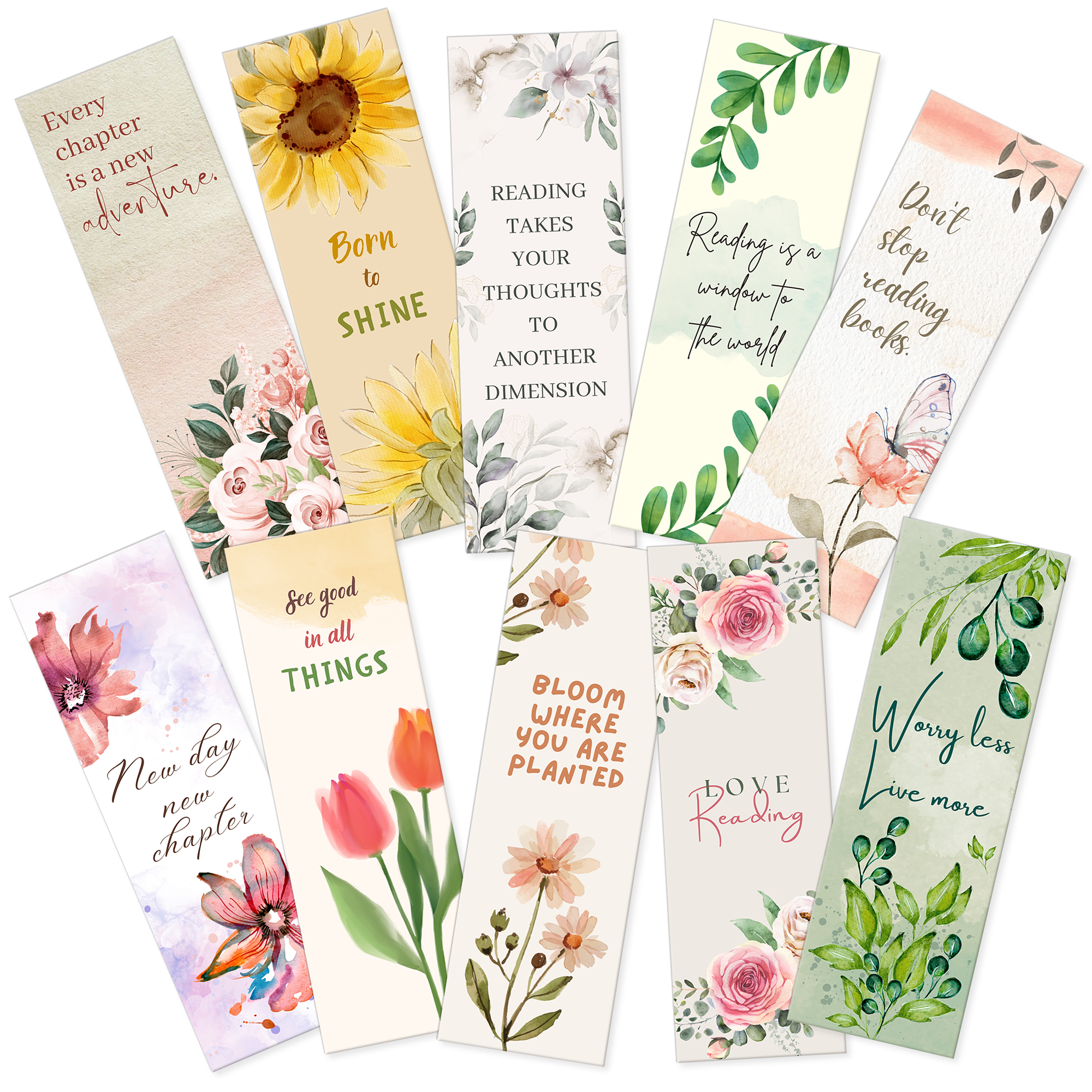 Set 10 semne de carte simple in engleza - Flori - SSC-08 - Planse de ...