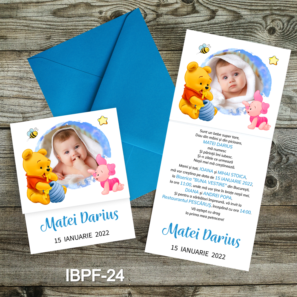 Invitatii botez cu poza pentru fete si baieti - Planse de colorat si ...
